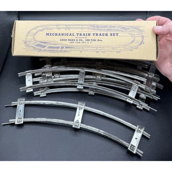 Marx | Toys | Rare Vintage 95s Mechanical Train Track Set Louis Marx Co ...